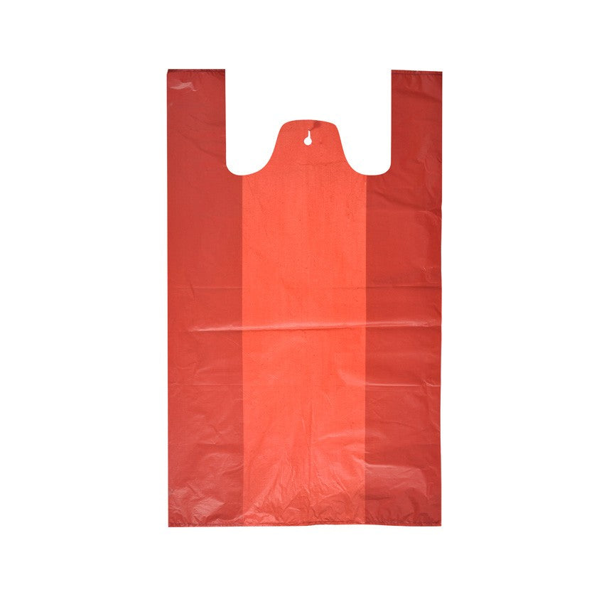Red Plastic Singlet Bag (L) – Topson Trading Online